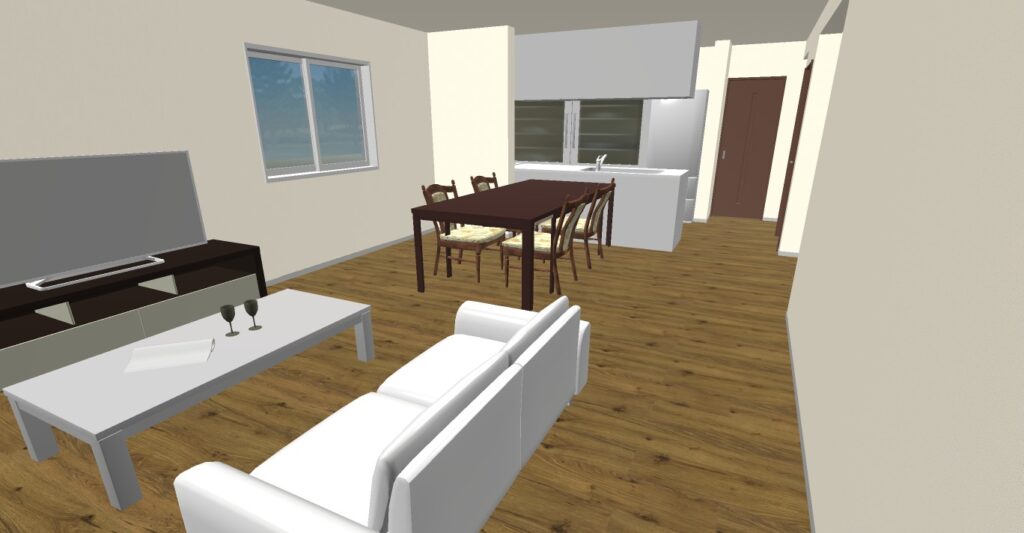 【実際に住んでみた】16畳縦長リビング(LDK)は狭いのか【家具レイアウトもあり】 | のちぐらし